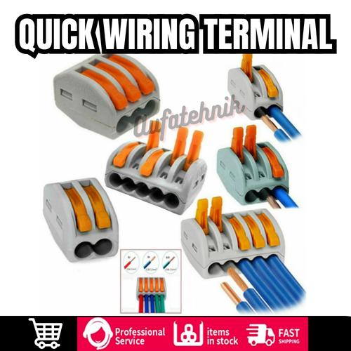 Jual Quick Wiring Terminal Block Konektor Sambungan Kabel Listrik - PCT-213 - Jakarta Barat ...