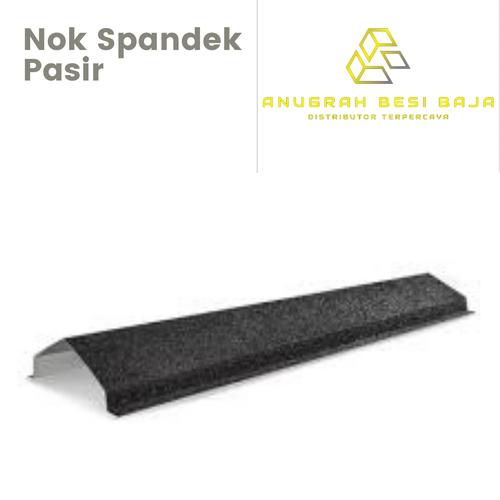 Jual Atap Nok Spandek Pasir / Talang Juray 0.35 Panjang 3 Meter - Hitam ...