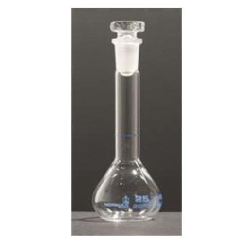 Jual VOLUMETRIC FLASK 25mL Class A with Glass Stopper Clear Glass ...