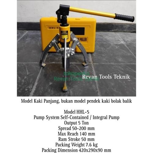 Jual Hydraulic Gear Puller Treaker 5 Ton Integral Bearing Hidrolik - Jakarta Utara - Revan Tools ...