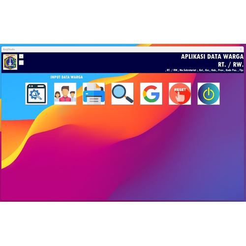 Jual APLIKASI DATA WARGA ELEKTRONIK VBA Excel - dengan photo - Kab ...