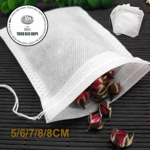 Promo KANTONG FILTER SARINGAN TEH TEABAG DISPOSABLE ISI 100 PCS - M100 ...