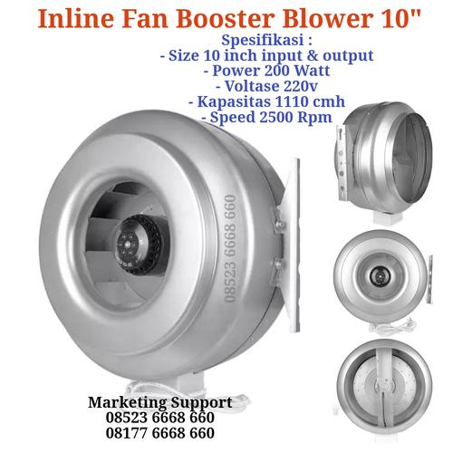 Jual Centrifugal Duct Inline STEEL BLADE 10 In Booster Blower FULL BESI ...
