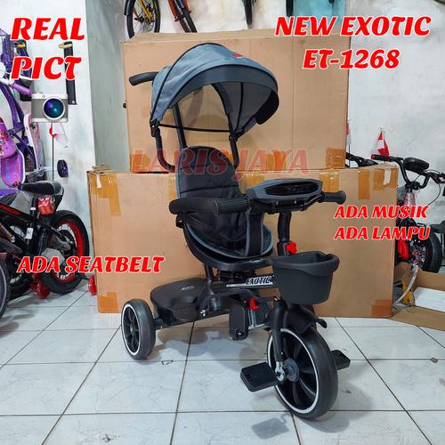 Jual Sepeda roda tiga anak exotic et 1268 TERBARU tricycle EXOTIC ET ...
