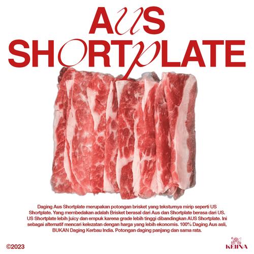 Jual Daging Sapi Beef Aus Shortplate Brisket Slice Suki Yakiniku ...