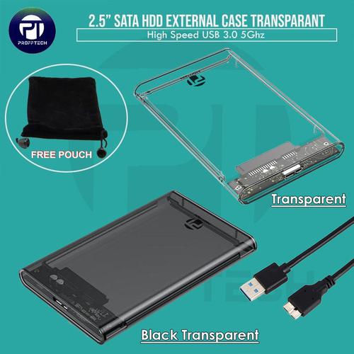 Jual Casing Hardisk HDD External Enclosure 2.5" SATA USB 3.0 Transparan ...