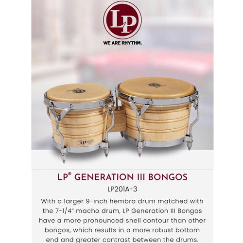 Jual LATIN PERCUSSION LP201 A-3 THAI LP GENERATION III BONGOS - LP ...