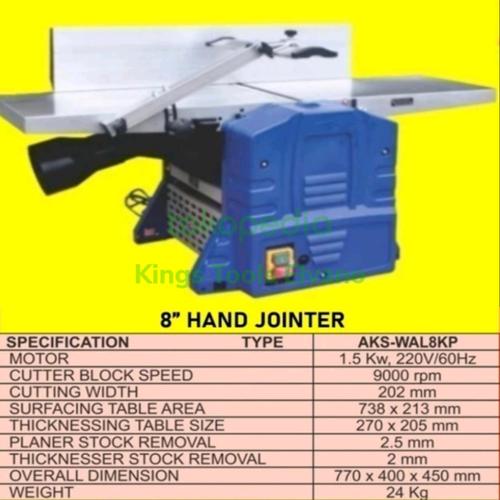 Jual (KTE) Mesin Kayu Wood Jointer 8 Inch 2Hp 220 Volt -WAL8KP ...
