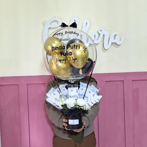 Jual money bucket bucket balon bunga bouquet bucket buket Snack kado ...