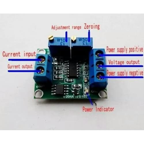 Jual Current to Voltage Converter Signal Conversion 4-20mA To 0-3.3V 5V ...