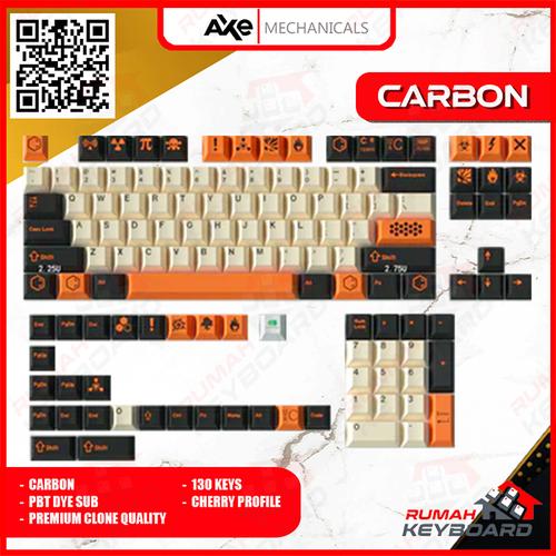 Jual KEYCAP - KEYCAPS - CHERRY - CARBON RETRO - PBT - DYE SUB - Jakarta ...
