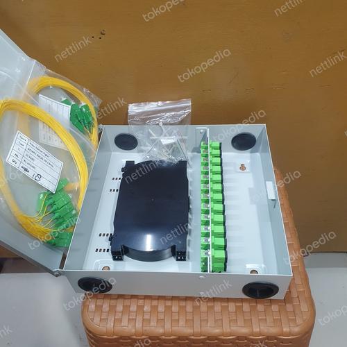 Jual otb wall 24 core sc apc lengkap pigtail, odf, otb, roset 24core sc ...