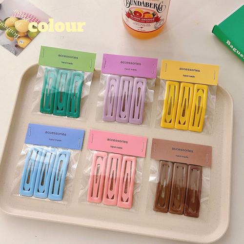 Promo SQUARE CORNER BOBBY PIN GLOSSY SHINY JEPIT PONI JEPITAN RAMBUT ...