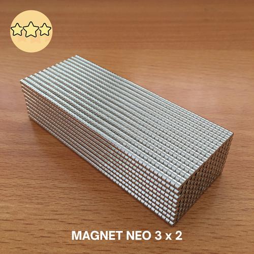 Jual Magnet neodymium bulat 3x2 mm 3x2mm 3mmx2mm 3*2mm 3 2 3mm x 2mm ...