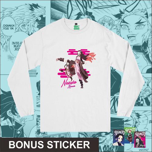 Jual Baju Kaos Anime Demon Slayer Nezuko Kamado Kimetsu No Yaiba ...