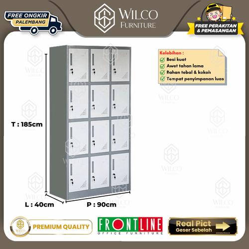 Jual Locker Besi 12 Pintu Frontline / Lemari Kabinet Besi / Loker Besi ...