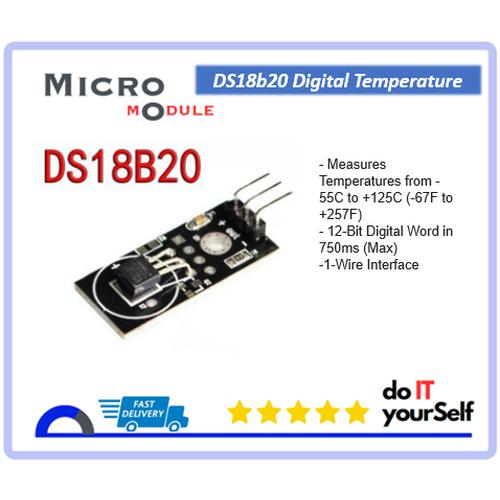 Jual DS18B20 Temperature sensor module ds18b20 module - Kab. Bekasi ...