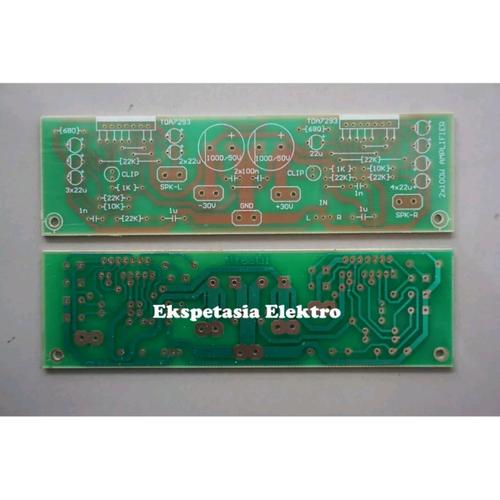 Jual PCB 2x100W Amplifier TDA7293 Fiber by Kreatif - Kab. Bandung Barat ...