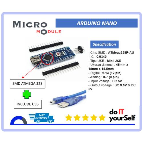 Jual ARDUINO NANO V3 ATMEGA328P CH340G 5V ARDUINO NANO R3 ATMEGA328P ... Jual ARDUINO NANO V3 ATMEGA328P CH340G 5V ARDUINO NANO R3 ATMEGA328P ...