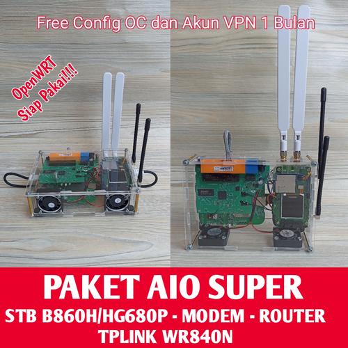 Jual OPENWRT SIAP PAKAI PAKET AIO SUPER STB + Modem + ROUTER WR840N ...