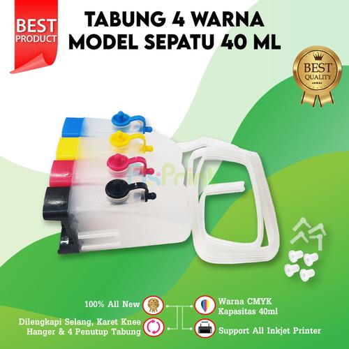 Jual Tabung Infus 4 Warna 100ml Inktank Ciss Modifikasi Printer New ...