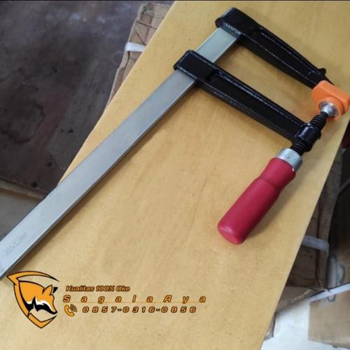 Jual Alat Penjepit Kayu / Clamp F Mini size 50 x 400 mm Alat Pres kayu ...