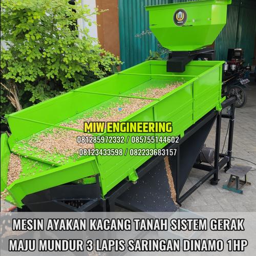 Jual Mesin Ayak Kacang Tanah 3 Lapis Tipe Besar Mesin Pengayak Kacang ...