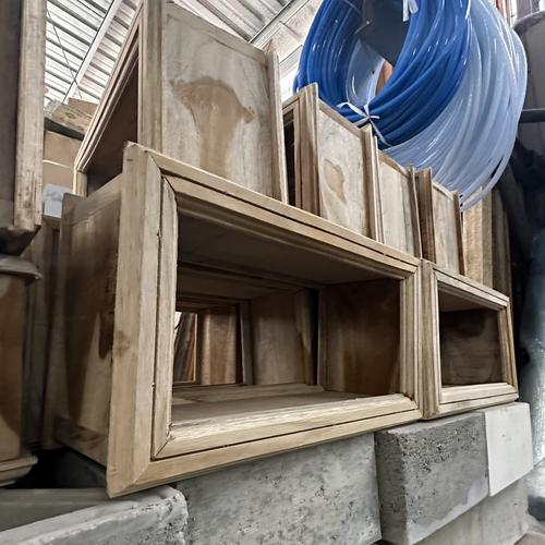 Jual Roster Kayu Roster Kayu 2 Muka Polos Lubang Angin Angin Pintu ...