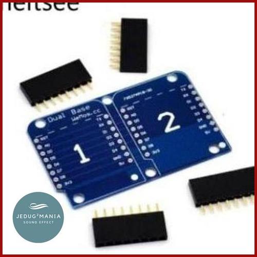 Jual Double shocket pcb wemos d1 mini WiFi shield - Jakarta Timur ...