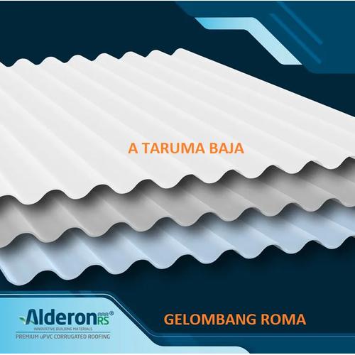 Jual Bahan Canopy Atap UPVC Alderon RS Roma dan Rangka Baja Ringan ...