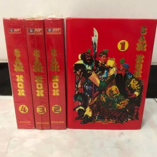 Jual Buku Novel SamKok Lo Kuan Chung Luo Guanzhong 1 2 3 4 jilid tamat ...