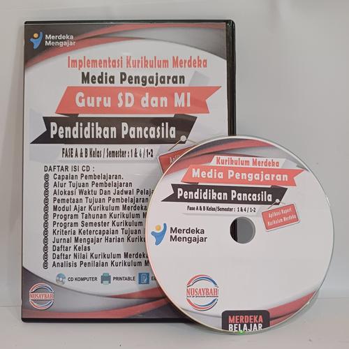 Jual Cd modul ajar Sd kurikulum merdeka PPKn kelas 1 dan 4 prototife ...