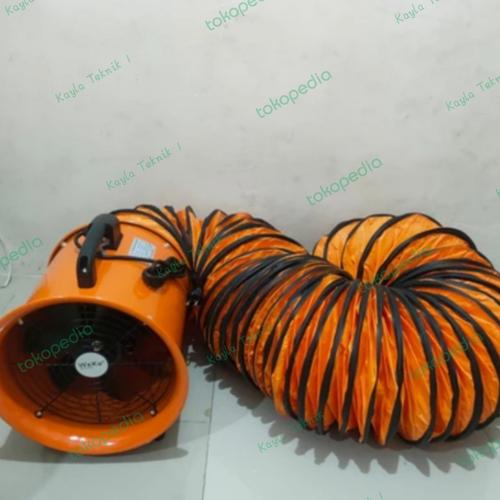 Jual Portable Ventilator Blower 12 inch + Selang Flexible Duct Hose ...