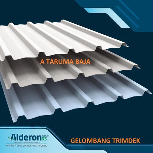 Jual Bahan Canopy Atap UPVC Alderon RS Trimdek dan Rangka Baja Ringan ...