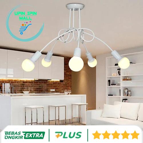 Promo Soket Lampu Fitting Lampu Plafon Minimalis Retro Style Cabang 5 ...