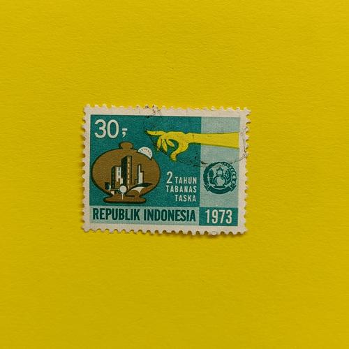 Jual Perangko Kuno 1973 - 2 tahun Tabanas Taska Republik Indonesia ...