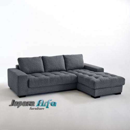 Jual sofa leter l minimalis, sofa ruang tamu, sofa ruang keluarga - Kab ...