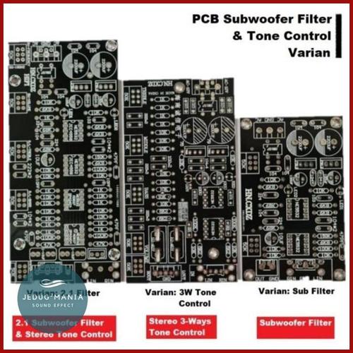 Jual PCB DIY HIFI Audio Stereo Filter 2.1 / Subwoofer / Tone Control IC ...