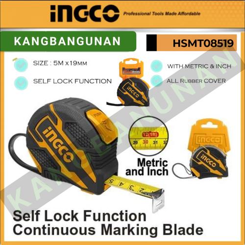 Promo Steel Measuring Tape (5 m) INGCO HSMT08519 Meteran Ukur Besi 5m ...