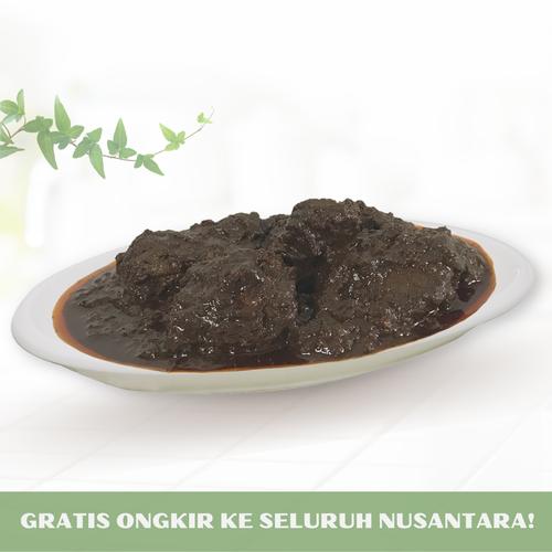 Jual Rendang Hitam 1Kg Asli Padang Tanpa MSG & Tanpa Bahan Pengawet ...