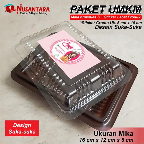 Jual PAKET UMKM KEMASAN DAN LABEL KEMASAN, KEMASAN BROWNIES DAN ...
