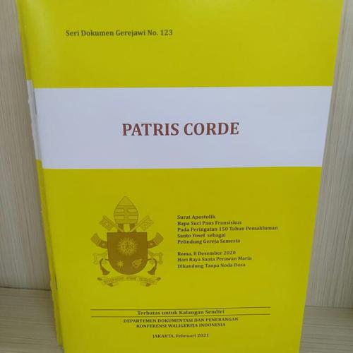 Jual Seri Dokumen Gerejawi No. 123 - Patris Corde - Kab. Bantul ...