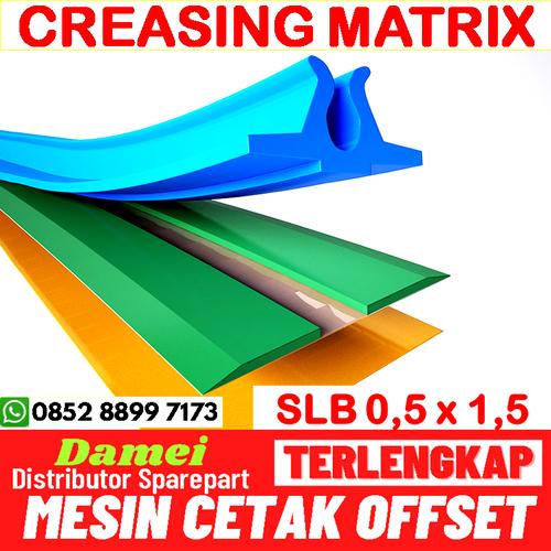 Jual Kanal Channel Creasing Matrix Shengli Spare Part Mesin Die Cut ...