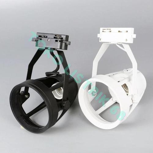 Jual Kap Lampu Track Rell Fitting E27 PAR 30 Spotlight Rel - HITAM ...