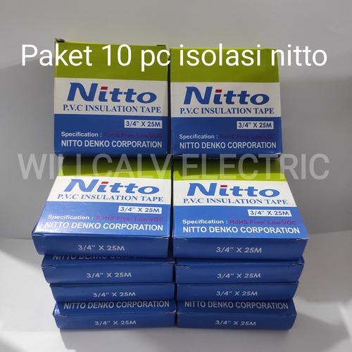 Jual Paket 10 pc Isolasi Nitto kabel listrik / Isolasi listrik Nitto - Kota Tangerang Selatan ...