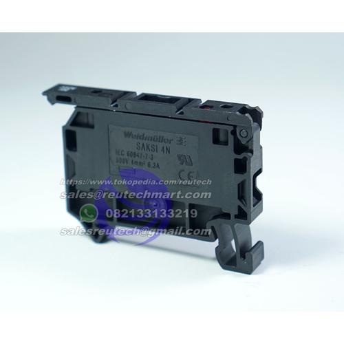 Jual Weidmuller SAKSI 4N LD 1D 24V AC/DC 2697370000 Terminal Fuse Hitam ...