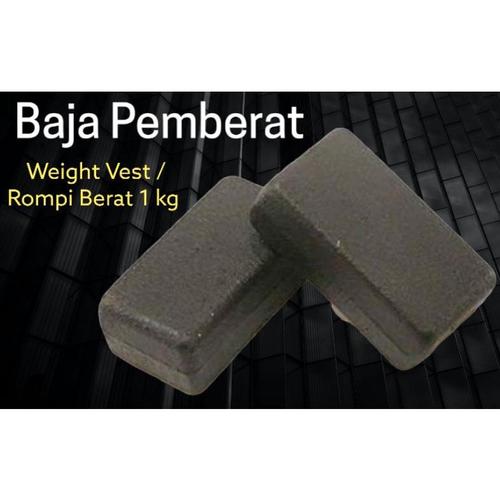 Jual Baja Pemberat untuk mengisi beban pada Weight Vest ( 1 pcs = 1 kg ...