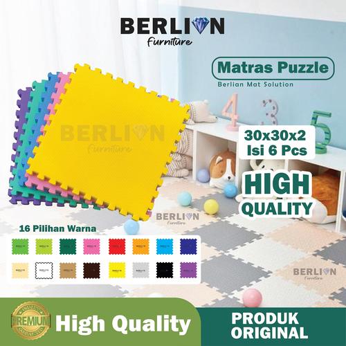 Jual Matras Puzzle 30 x 30 Tbl 2 Cm isi 6 Pcs / Alas Lantai / Playmat ...