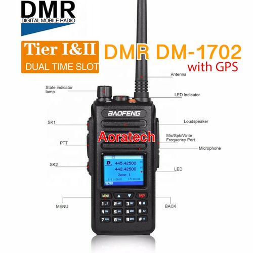 Jual HT DMR Digital Radio / Analog Dual Band 5 watt HT DM-1801 DM1801 - DM1702+GPS - Kota ...