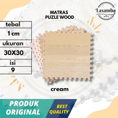 Jual Matras Puzzle WOOD 30x30 Tbl 1 Isi 9 Pcs Alas Lantai Motif Kayu ...